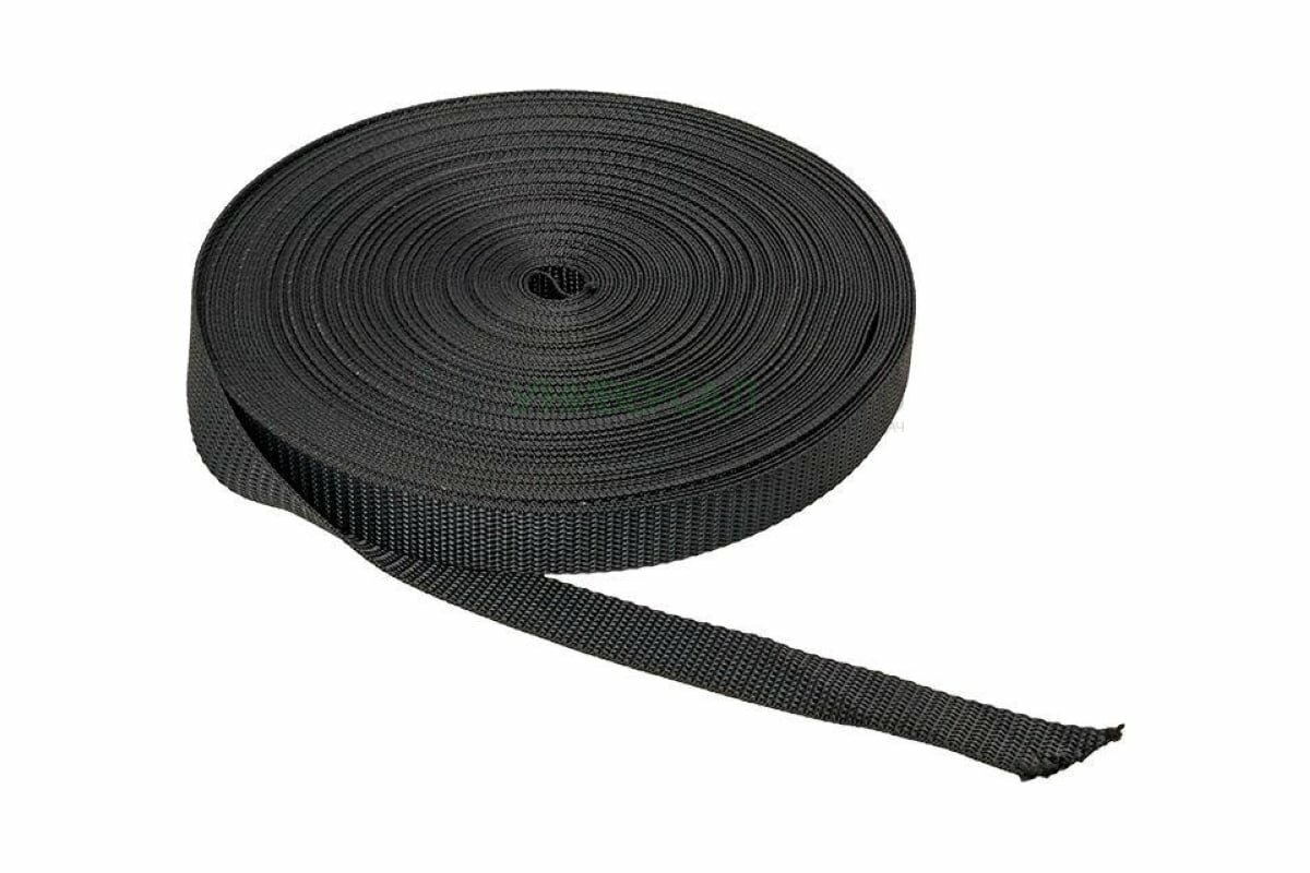 КрепПак монтажная текстильная лента 20 мм × 50 м черная 010.11001 универсальная прочная