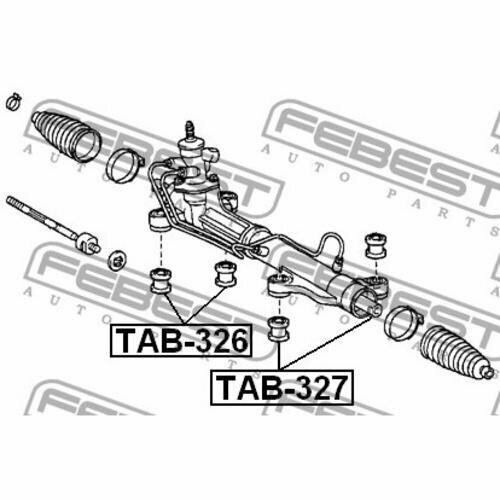 Сайлентблок рулевой рейки Febest TAB-327 Toyota: 44250-44171 4420044140 4425044140 #44200-44150 44250-28510 Toyota