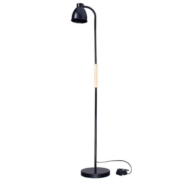 Торшер россвет Фонарь 1х60Вт металл черный