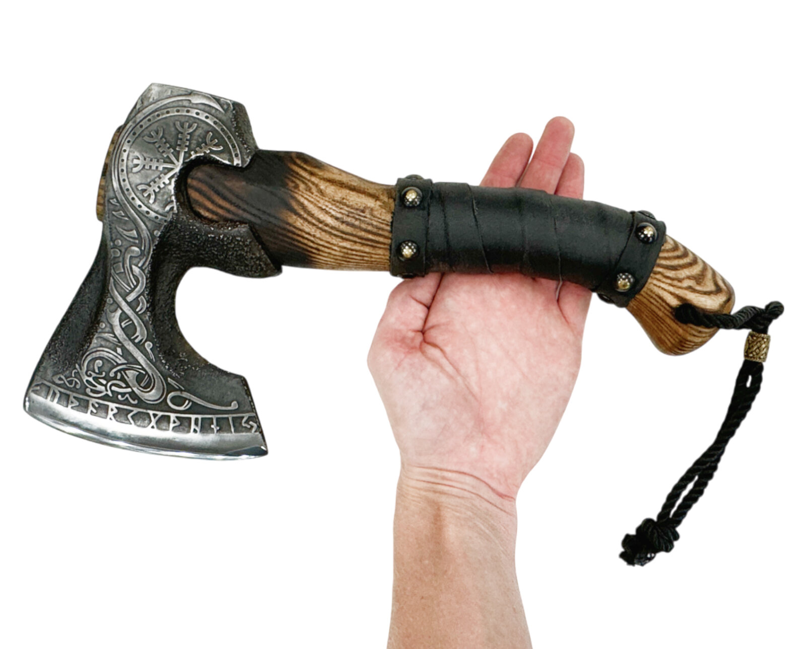 Топор ручной работы Агисхьяльм, кулачный 28см