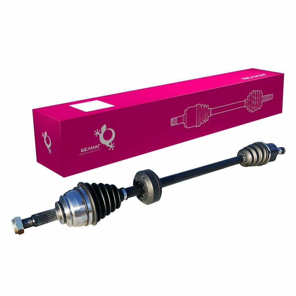 Привод правый в сборе BELMAG BMDRS081R для Lada Largus (16 кл, КПП JR5), Renault Logan I, Sandero I