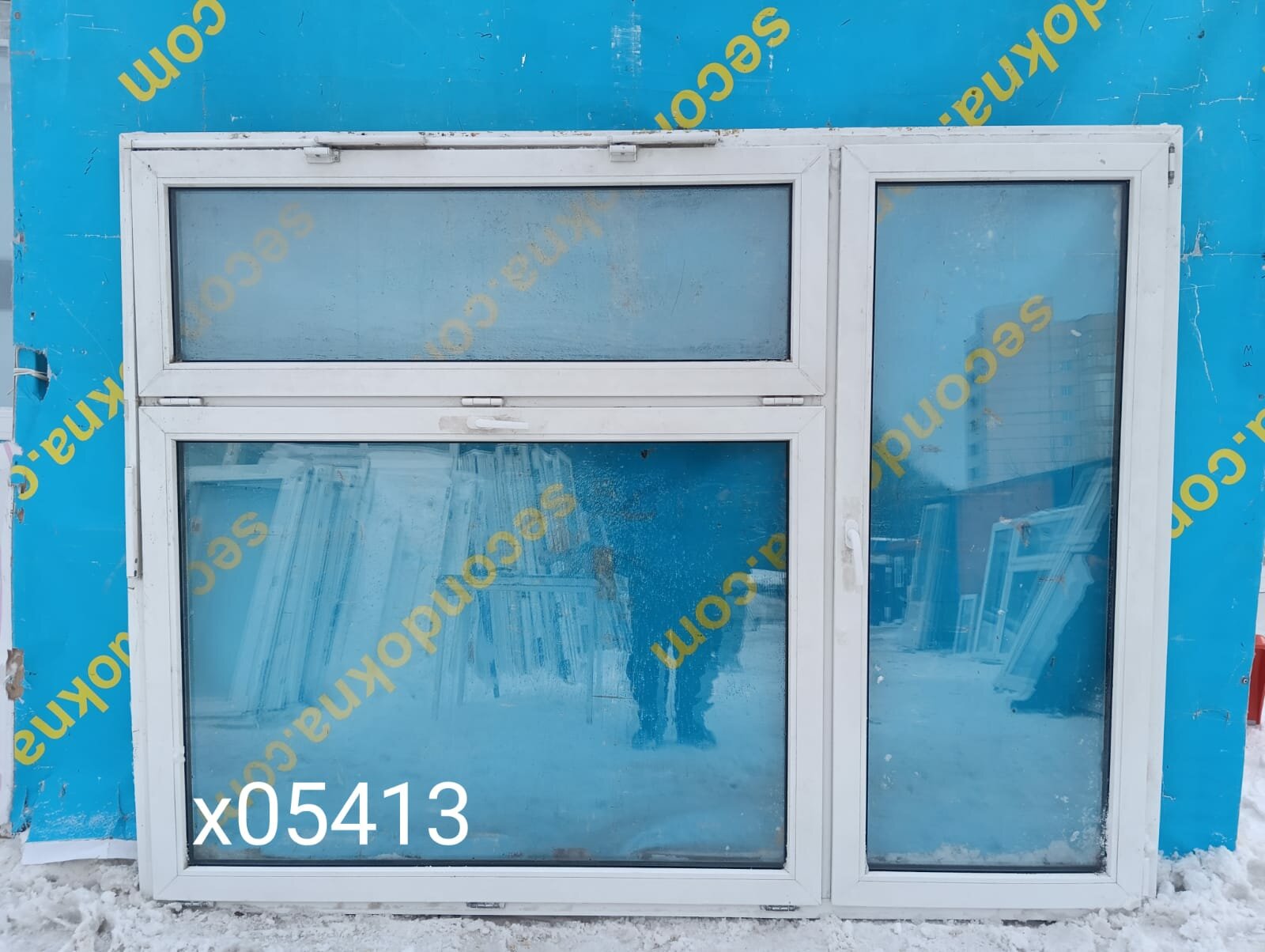 Пластиковое окно Б/У 1800(в)х2370(ш) 1650 об