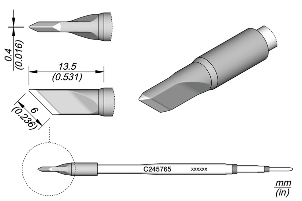 JBC C245789 C245765 наконечники для паяльника