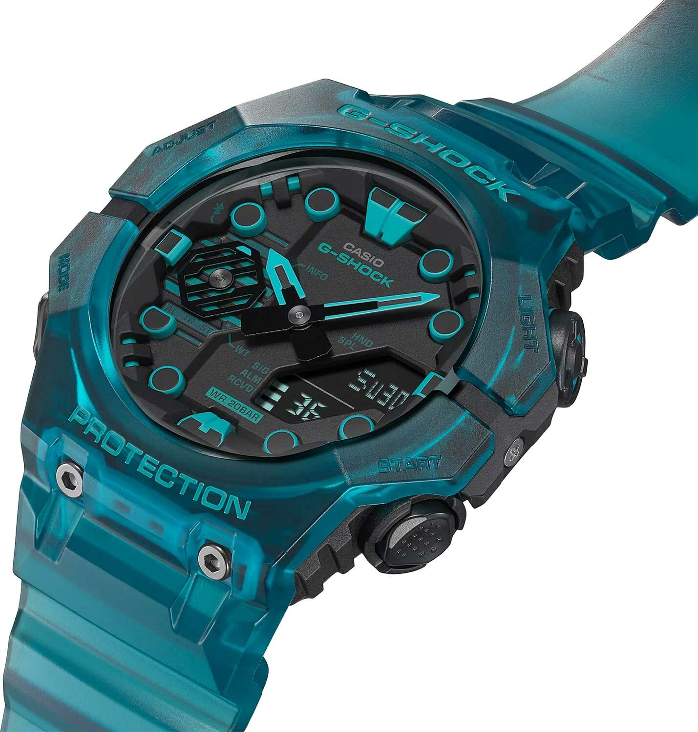 Наручные часы CASIO G-Shock, бирюзовый — фото 1