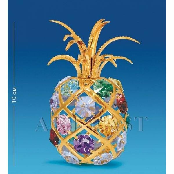 Фигурка Ананас с цв. кр. A10553 Crystal Temptations, Металл, кристалл