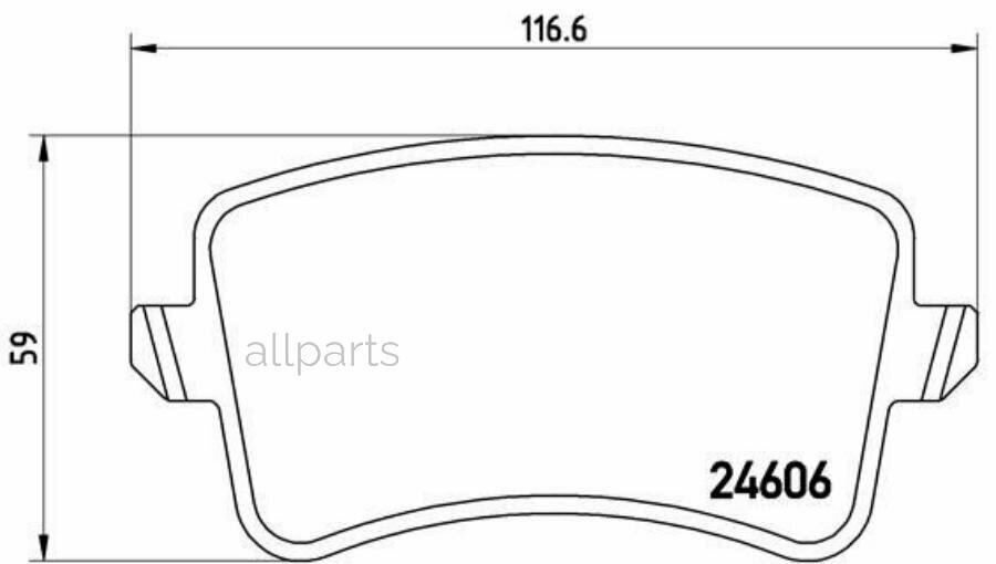 BREMBO P85100X P85100X колодки дисковые задние! XTRA\ Audi A4/A5/Q5 1.8TFSi/2.0TFSi/3.2FSi/2.0-3.0TDi 07>