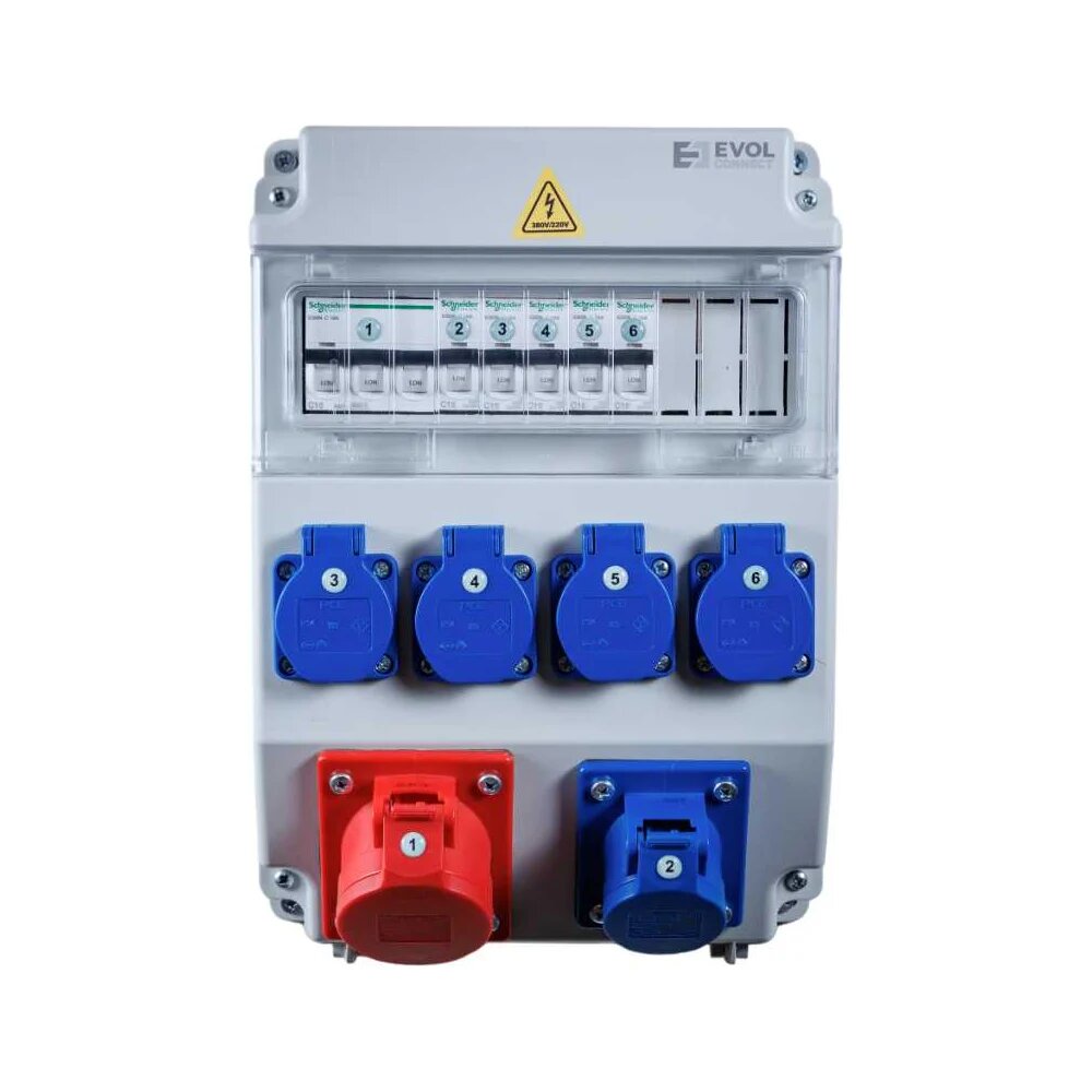 Навесной щит с розетками EVOL Combox 11 0102-013-1