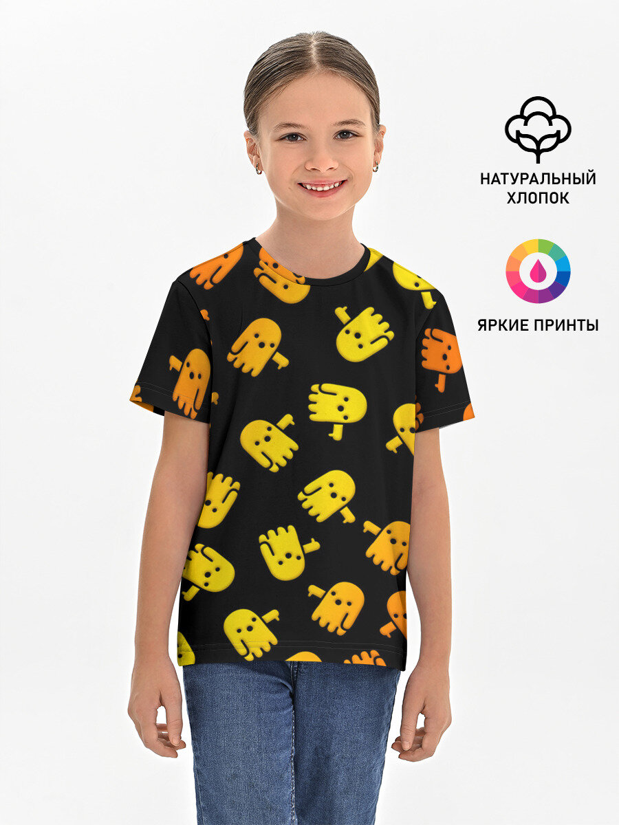 Футболка хлопковая детская BOO! ПРИЗРАК, ПРИВЕДЕНИЕ ХЕЛЛОУИН