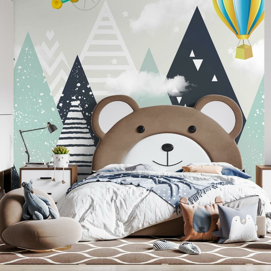 Фотообои Геометрические горы 14-314-L-Песок 270 x 400 см (ВхШ) Метровые, флизелиновые, влагостойкие обои