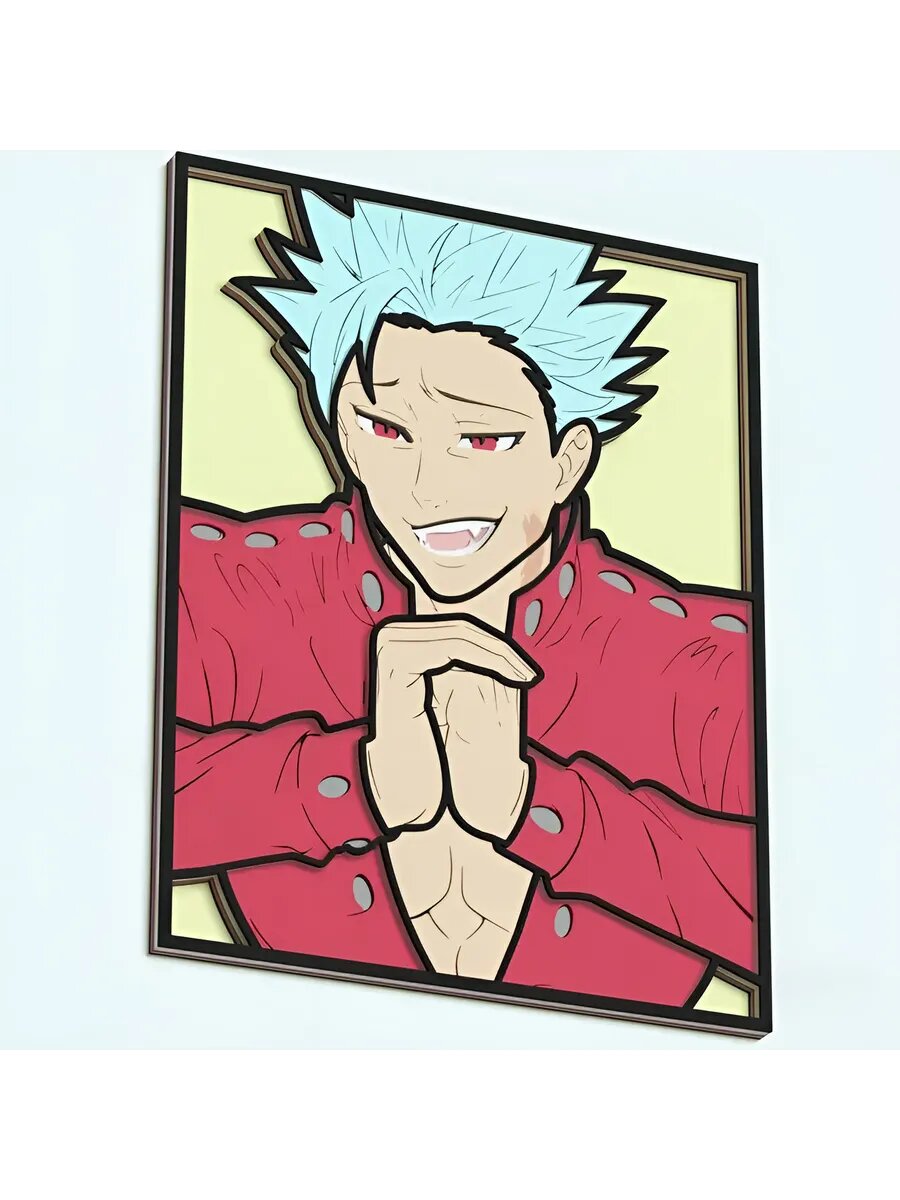 3D Картина по номерам из дерева Бан, 23x30 см