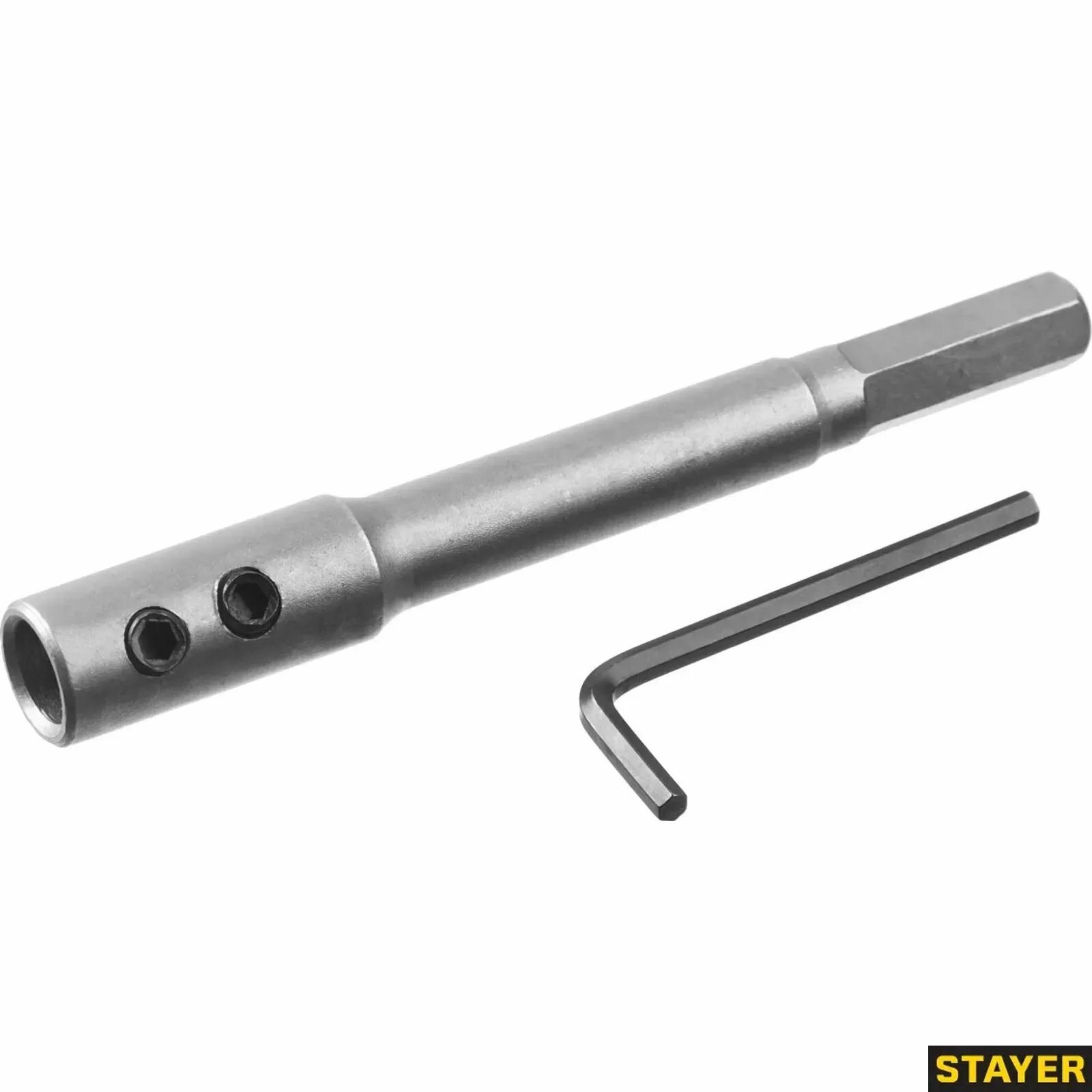 Удлинитель для сверл Левиса STAYER 140 мм, HEX 12.5 мм,