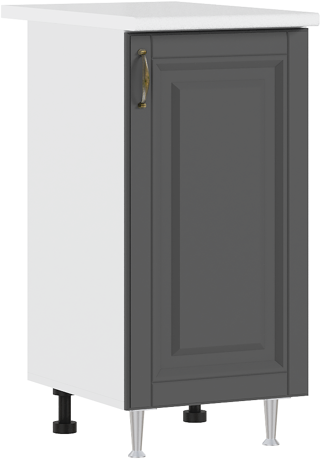 Стол кухонный Престиж ШН400 (490) Графит софт NEW столешница Антарес