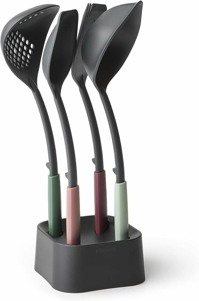Brabantia Набор из 5 кухонных принадлежностей на базе Tasty + Mix Colors