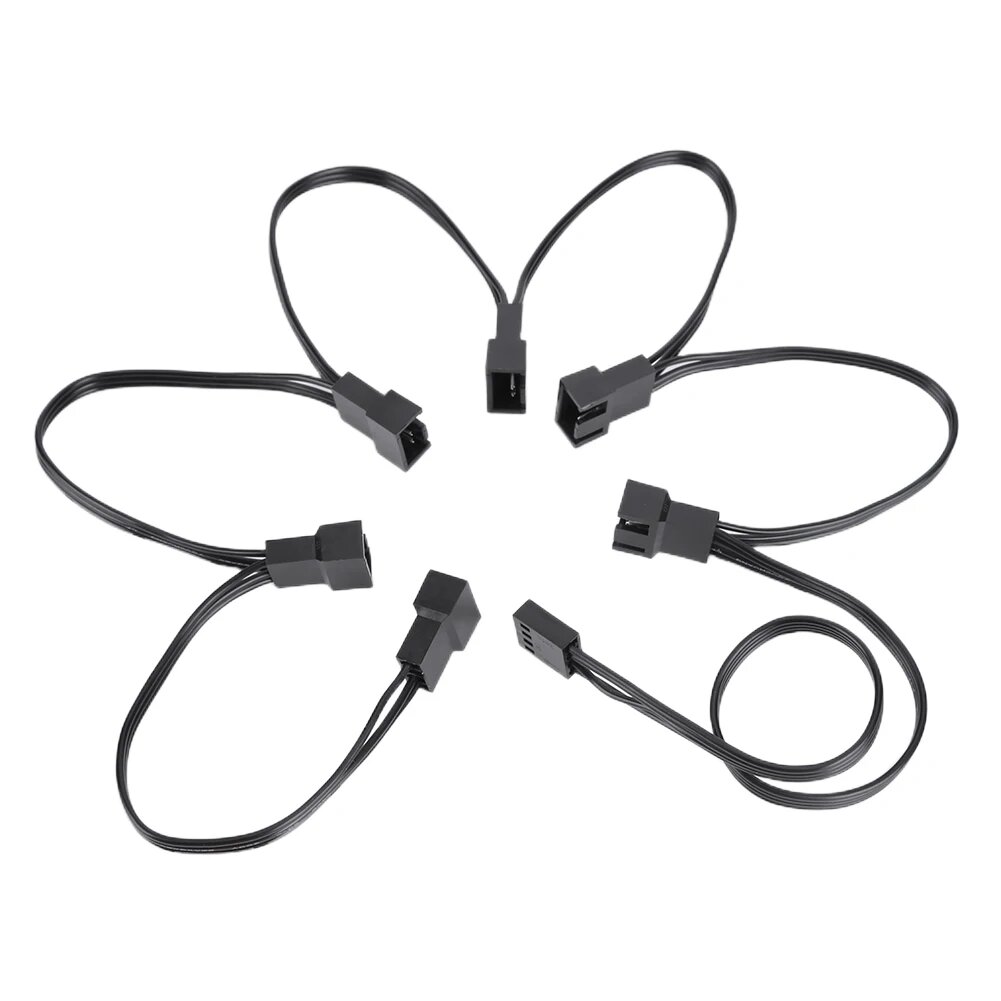 ALLOYSEED ШИМ-сплиттер для вентиляторов 5/6 способов 6 Ways