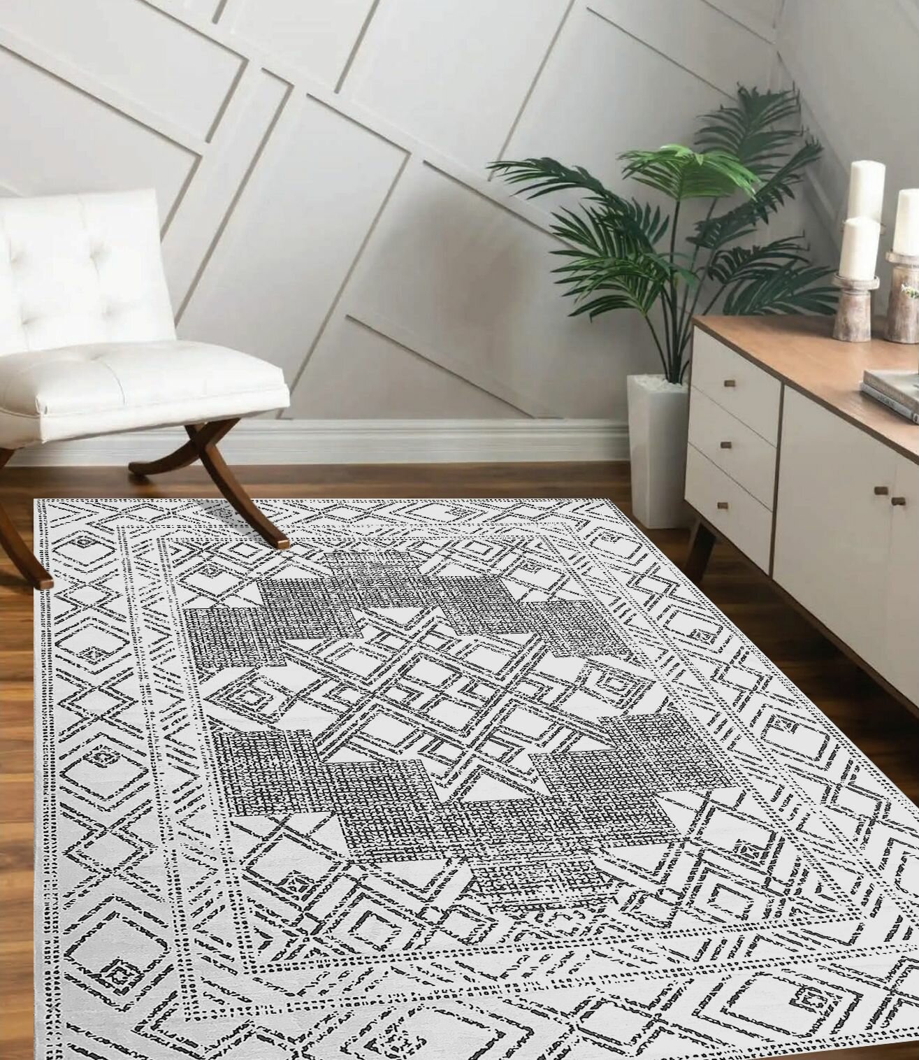 Ковер Cleopatra "Урбан" для комнаты на пол, палас в гостиную, 160х235 см