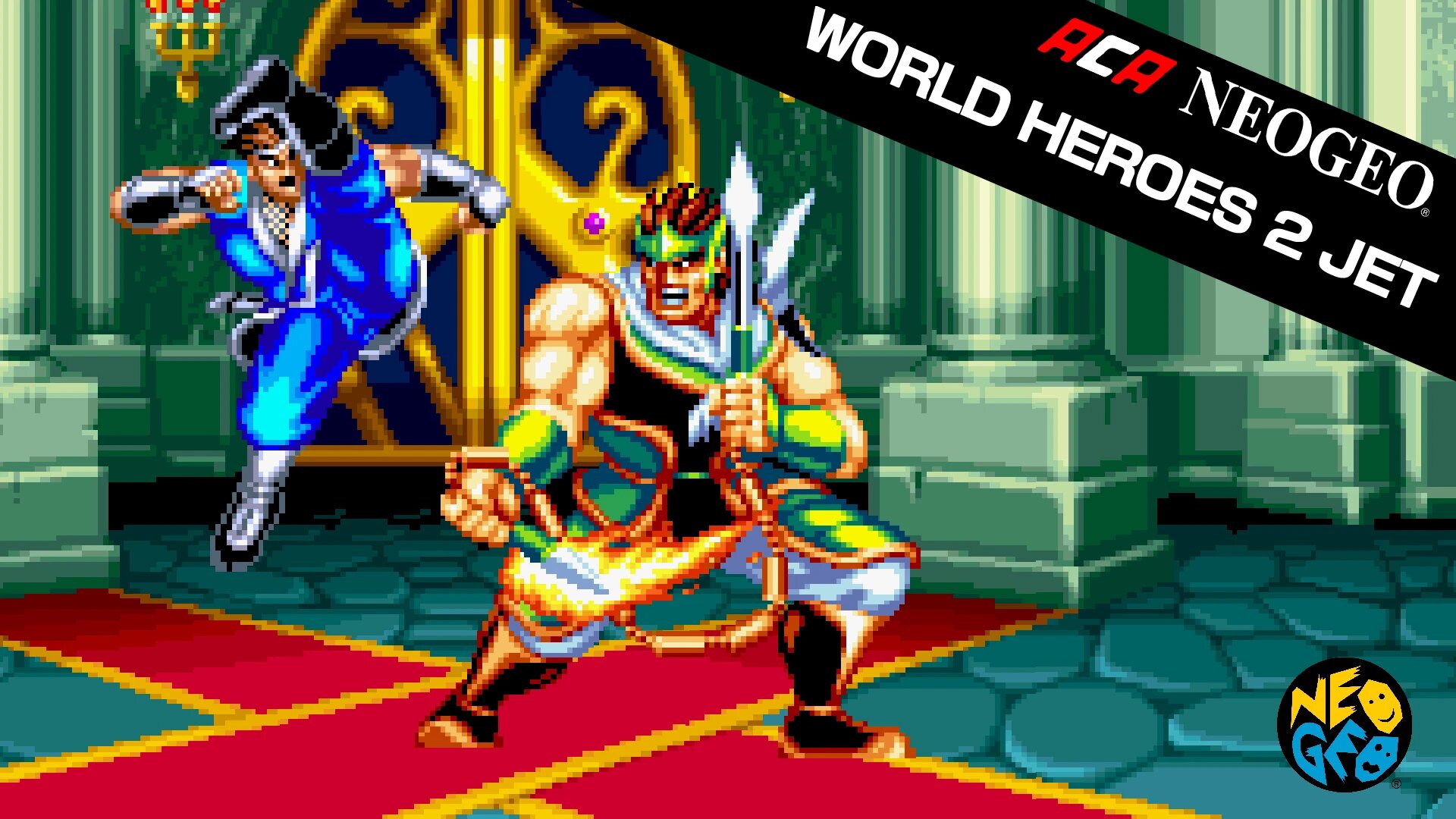 Игра ACA NEOGEO WORLD HEROES 2 JET для Nintendo Switch - Цифровая версия, США