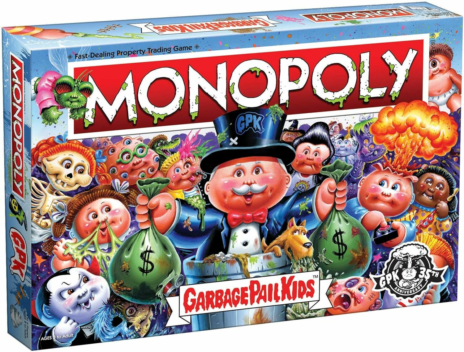 Развлекательная настольная игра, Monopoly Garbage Pail Kids -kpa