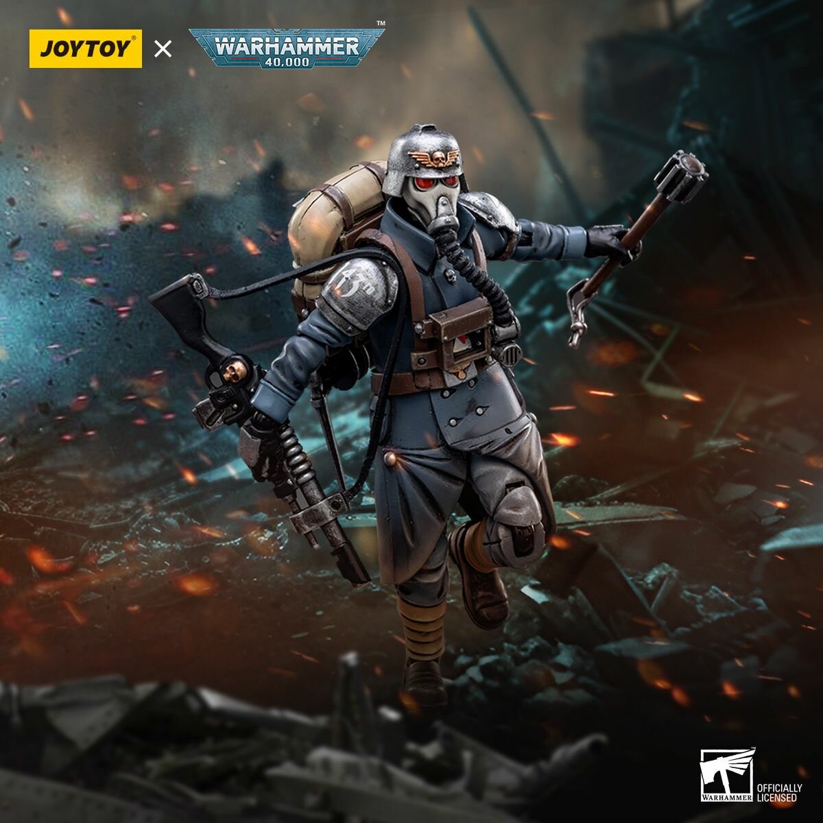 JOYTOY Warhammer 40k 1: 18 Корпус Смерти ветеранского отряда Крига