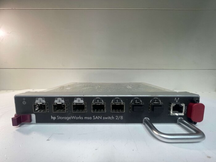 Модуль HP StorageWorks MSA SAN Switch 2/8 2Gbit/s 8xSFP 1xRJ45 RS232 For StorageWorks MSA1000 MSA500