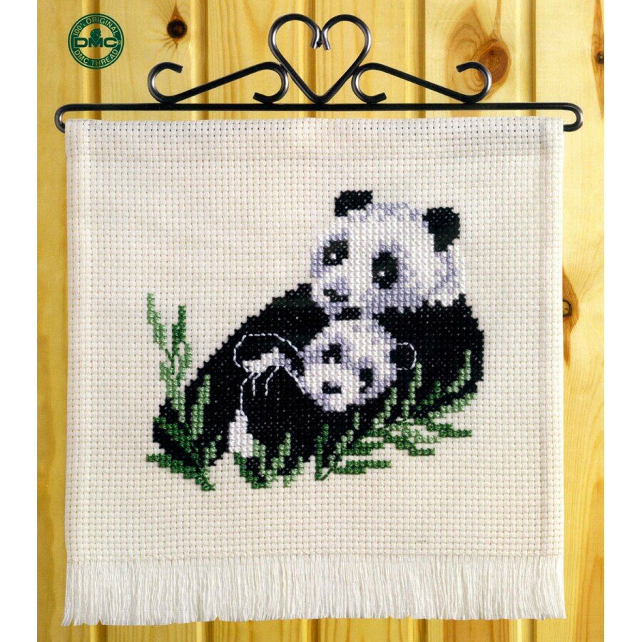 Набор для вышивания Панда 25 x 25 см PERMIN 12-2372