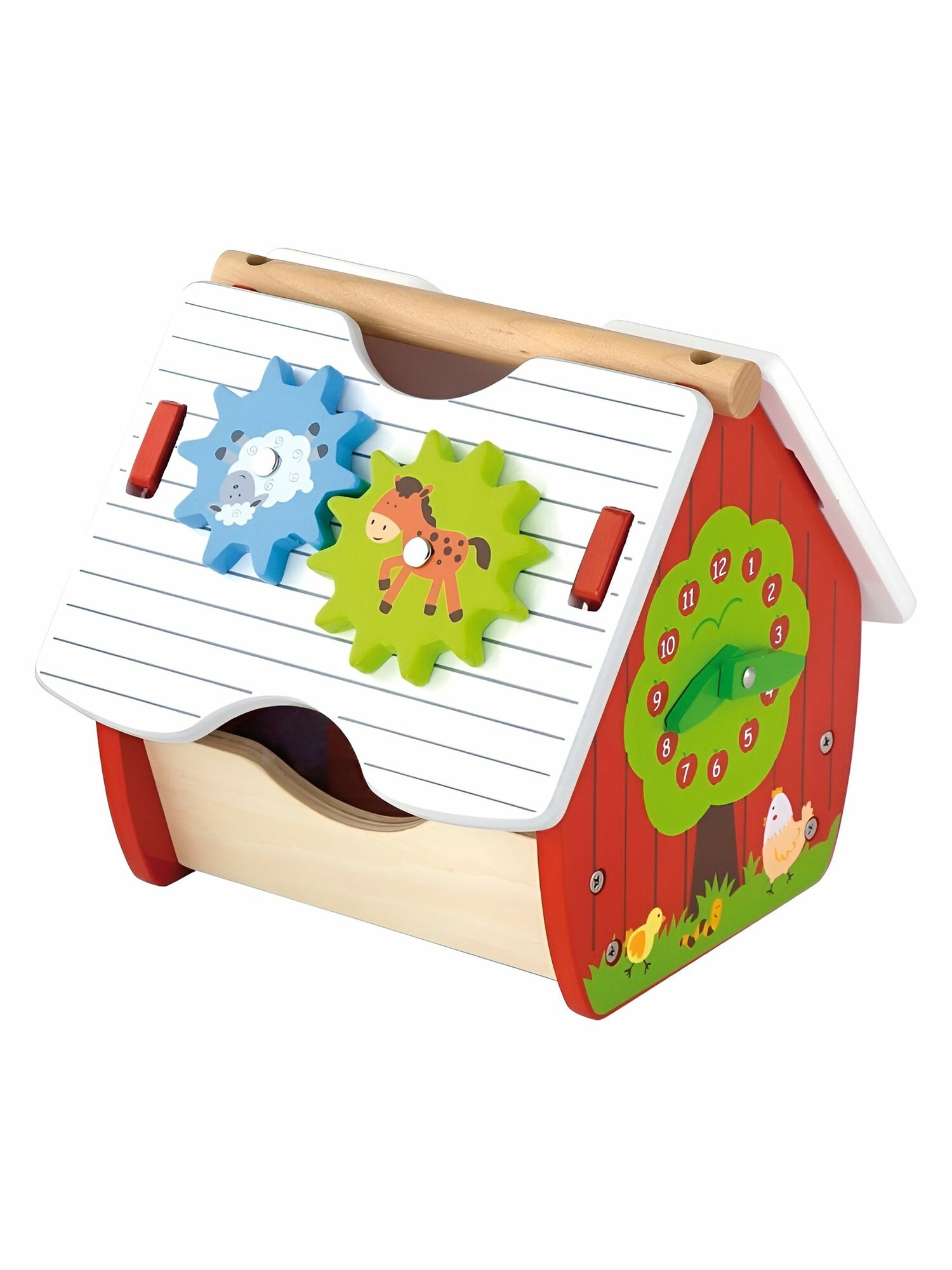 Сортер-домик "Ферма" в коробке, VIGA 50533