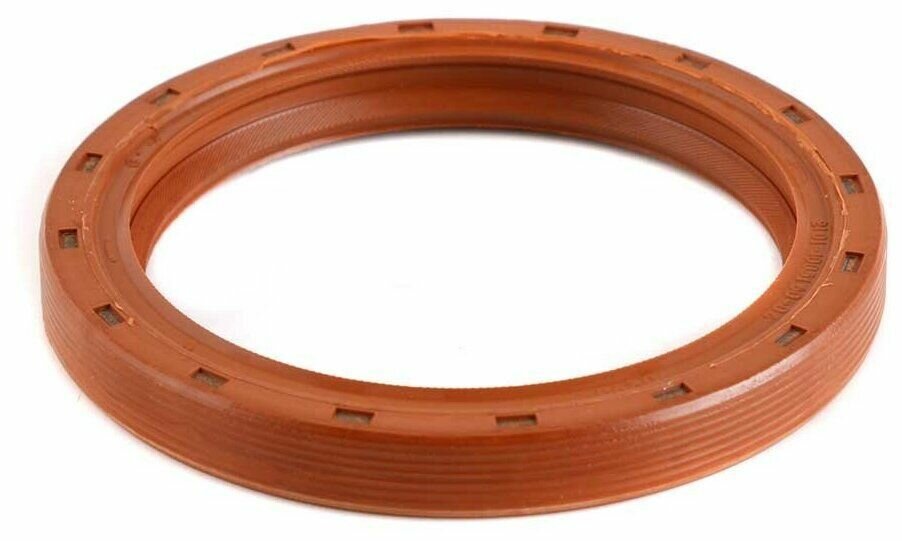 Сальник коленвала Волга, Газель, ГАЗ-53, 3307, 66, ПАЗ дв. 402, 511, 523 (55х80х10) в обойме, красный