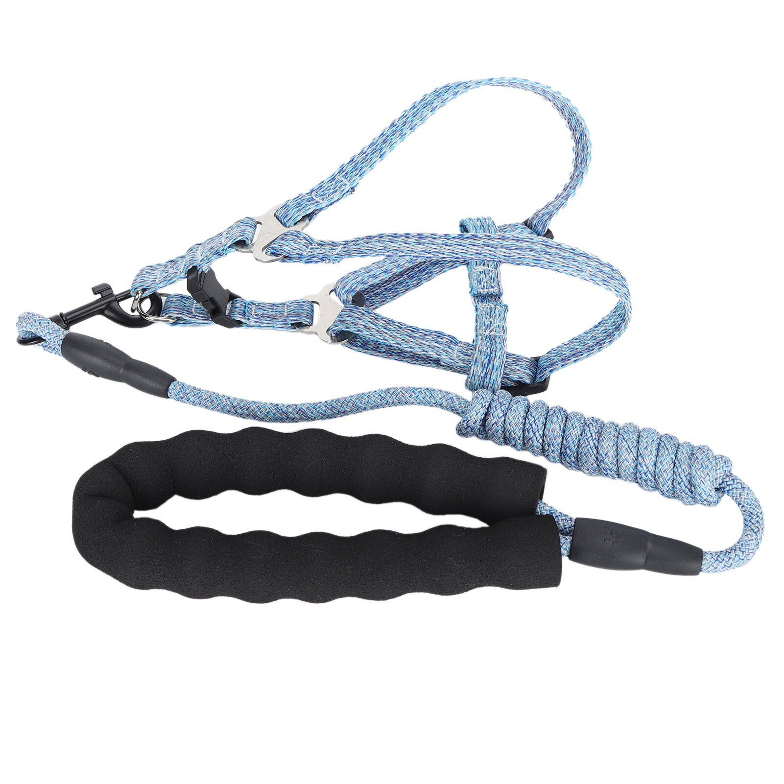 Шлейка для собак с поводком, регулируемый ремень, предотвращающий побег питомца во время прогулок (размер S (подходит для собак весом до 1,54 кг))