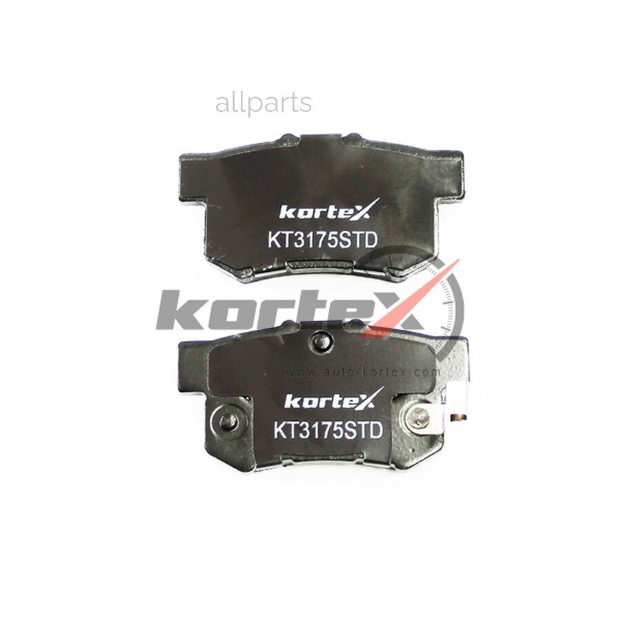 KORTEX KT3175STD Колодки торм. HONDA ACCORD/PRELUDE/ROVER 600задн. к-т