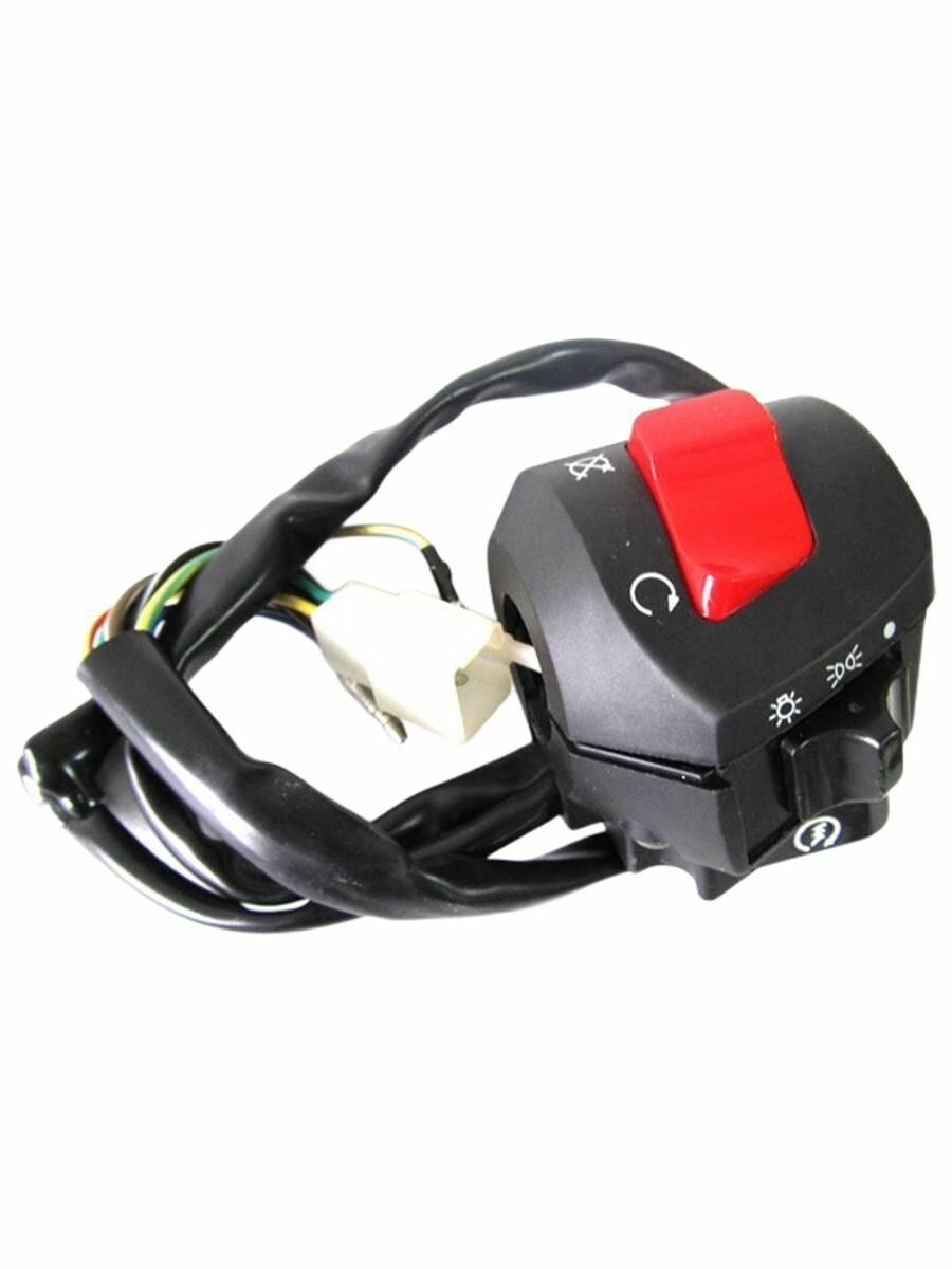 Блок переключателей рулевой правый в сборе, мотоцикл Stels Orion 200 Country, P87E080 (item:200)