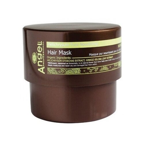 Angel Provence Питательная маска для сухих и повреждённых волос с экстрактом Бессмертника Helichrysum Hair Mask, 300 г