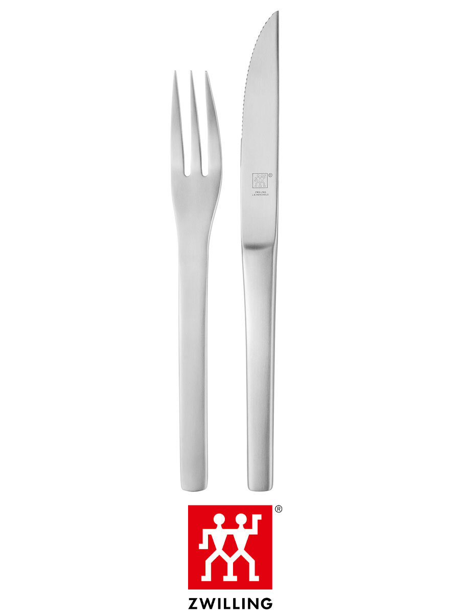 Набор столовых приборов для стейка Zwilling, 12 предметов на 6 персон, нержавеющая сталь