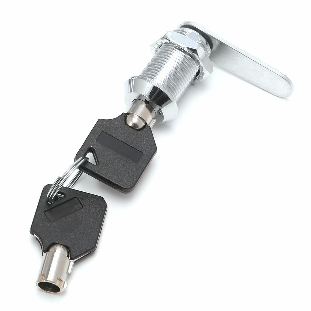 Трубчатый кулачковый замок ящика для дверного шкафа, почтового ящика, шкафа для/2 ключей 16-30 мм