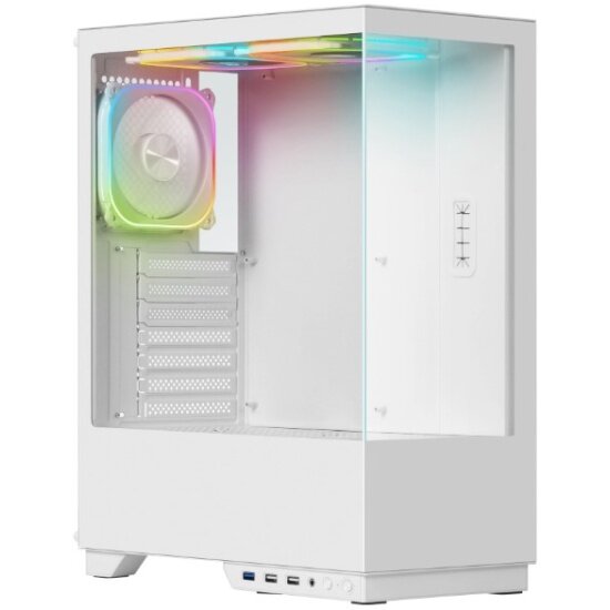 Корпус компьютерный Defender HyperHub белый, ATX,3fans, switch&M/BSync