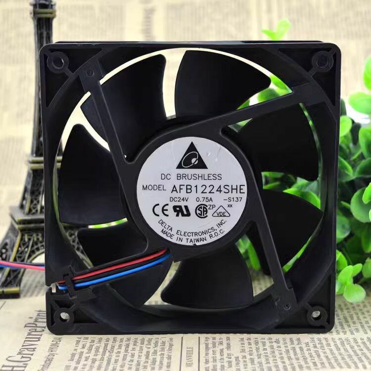 AFB1224SHE 120*38mm 24V 0.75A 12CM большой поток воздуха инверторный вентилятор