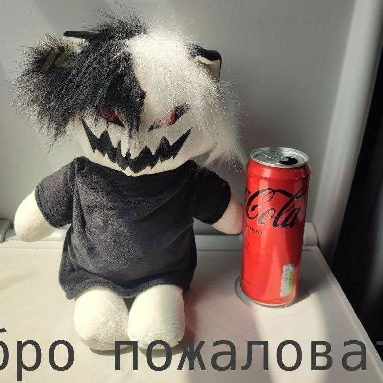 Мягкая игрушка кот "zxc cat" аниме дед инсайд курсед,27cm-AORT