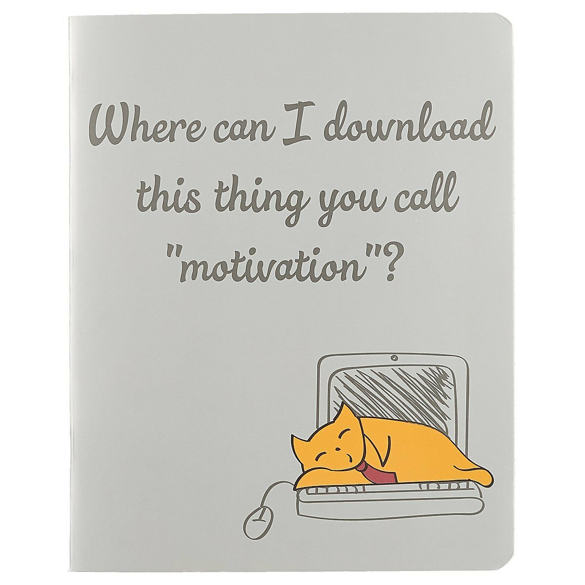 Тетрадь в клетку Academy Style, "Оранжевый кот", 48 листов, в ассортименте