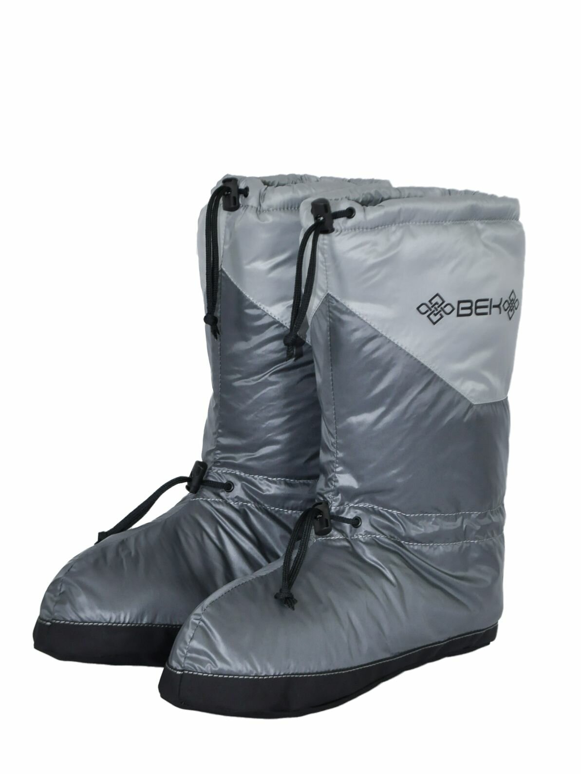 Бахилы утепленные Век Лама-2 серый/темно-серый 40-41