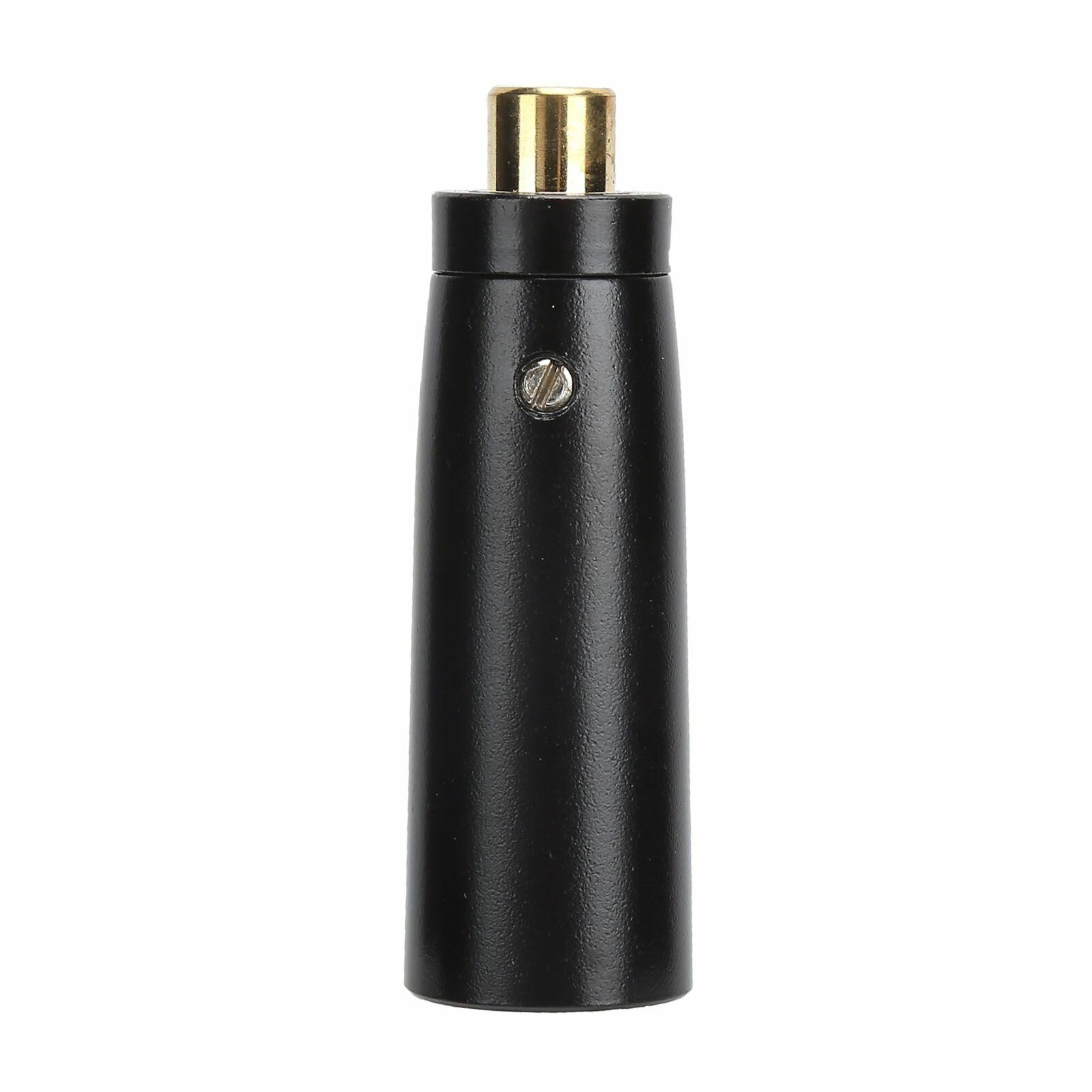 Адаптер RCA (female) - XLR (male), позолоченный, черный