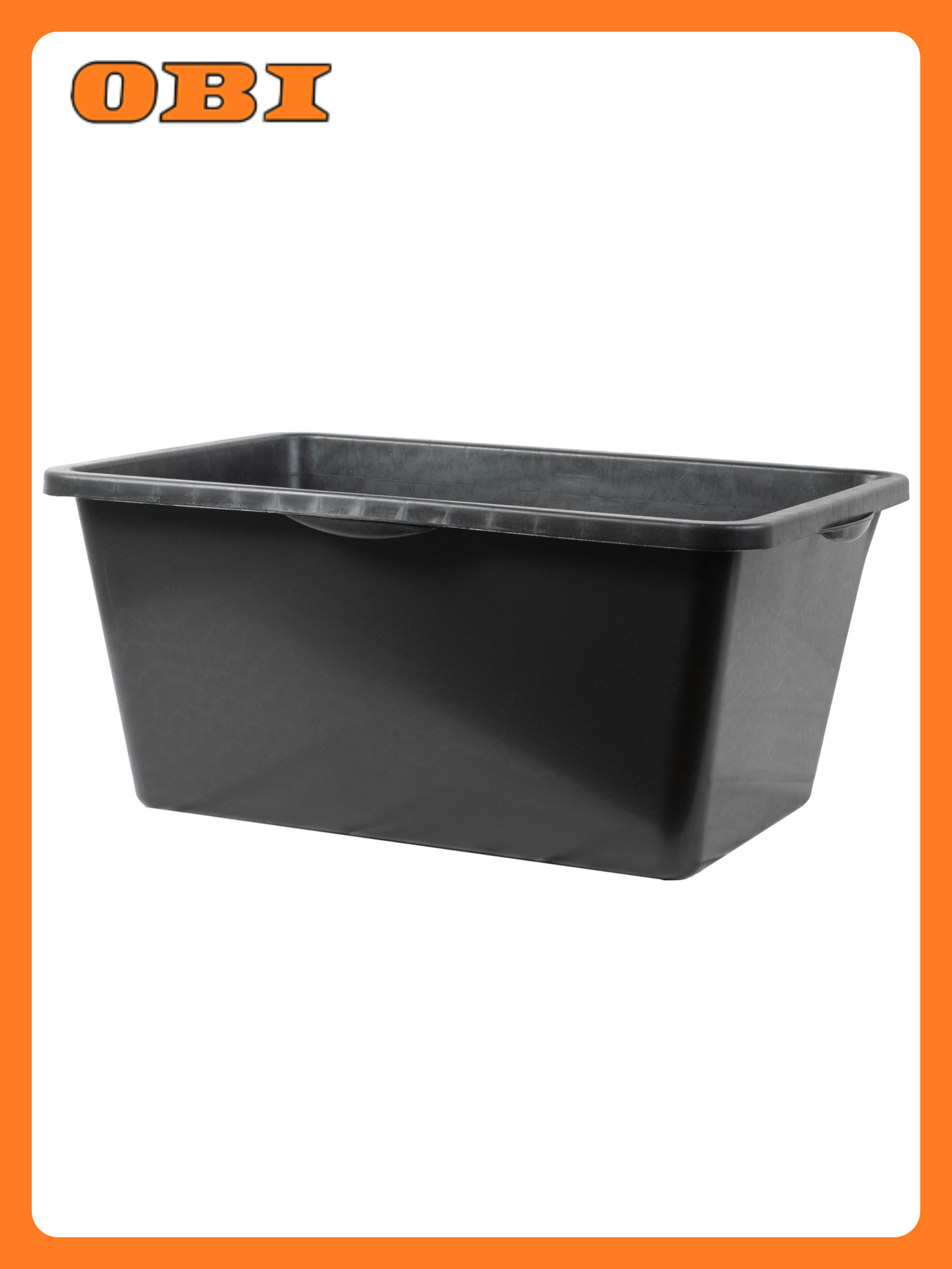 Контейнер строительный КЭС, вторичный полипропилен, морозостойкий, 60л