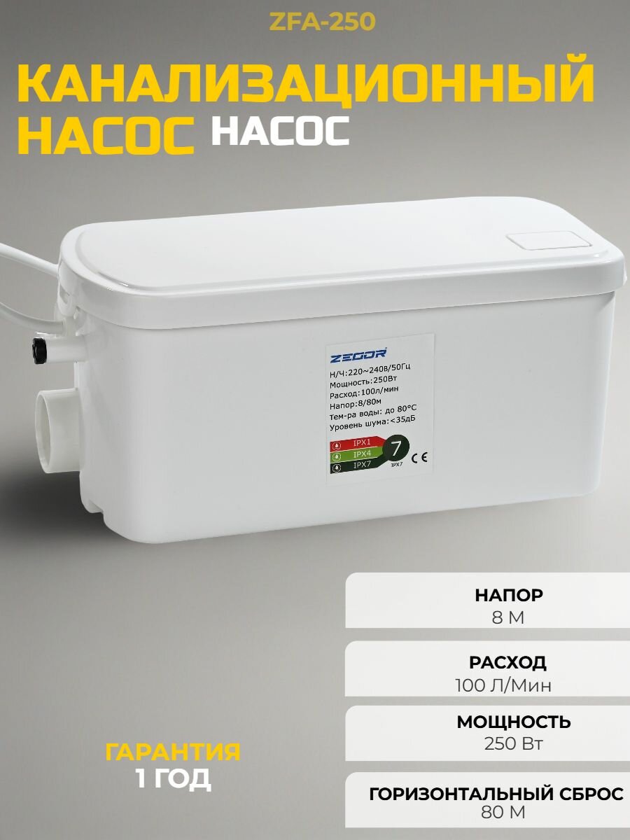 Канализационный насос ZEGOR