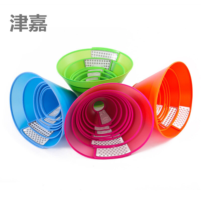 Белый набор элизабетинских ошейников для кошек и собак - 7 шт. (размеры 1-7), предотвращает лизание, идеально для