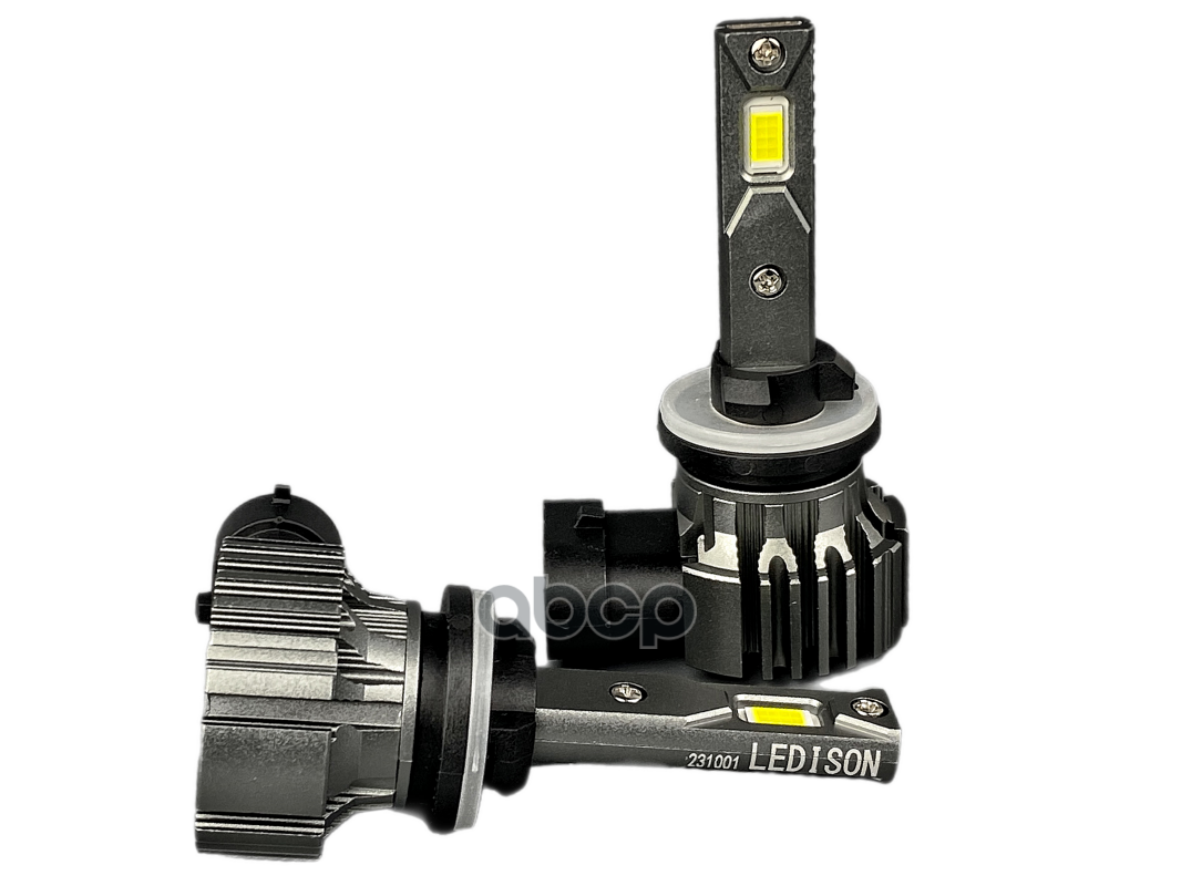 Лампа светодиодная H27-12/24V 20W, 2000Lm, 5000K, (880/881) CANBUS, серия Compact №3 LEDISON арт. No3H27