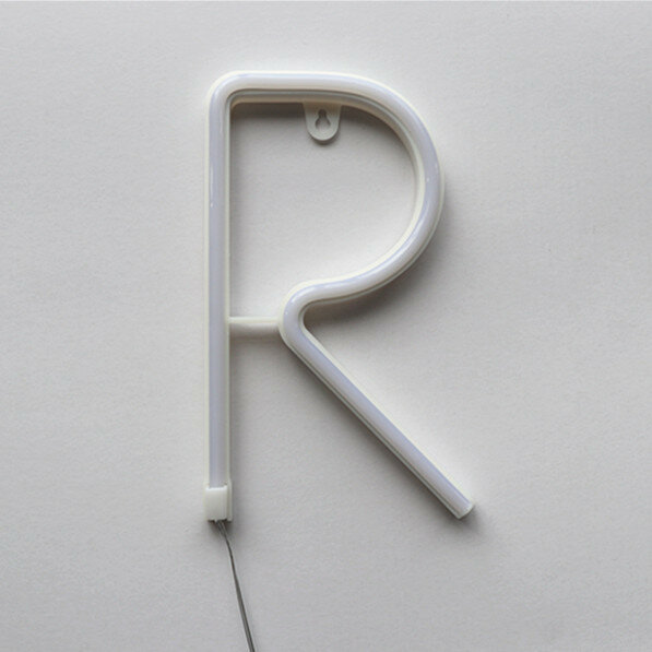 Многоцветная светодиодная неоновая буква Haichuang, романтическое предложение, неоновая лампа, декор для дня рождения, ночник