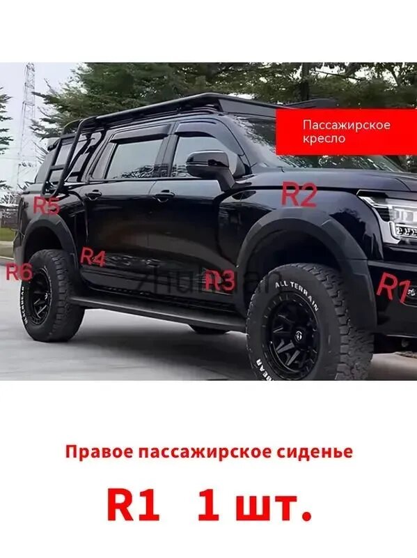Крыло автомобильное переднее правое для Haval H5 2023-2024, ABS пластик
