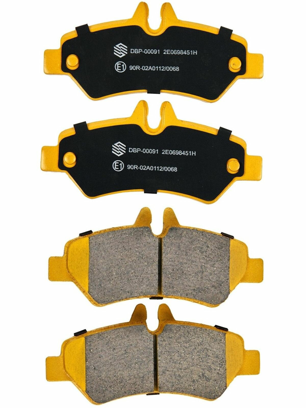 Колодки тормозные задние качество от WAYTEKO Арт. DBP-00091/ 2E0698451H