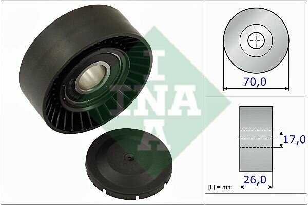 Ролик натяжителя приводного ремня INA 531 0891 10