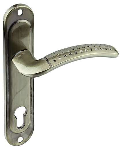 Ручка на планке HD-85112C-L23 AB (бронза) MARLOK