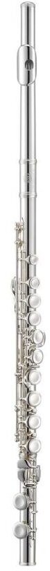 Jupiter JFL-700E Флейта С, закрытые клапаны не в линию, Е механизм, серебряное покрытие корпуса и головки.