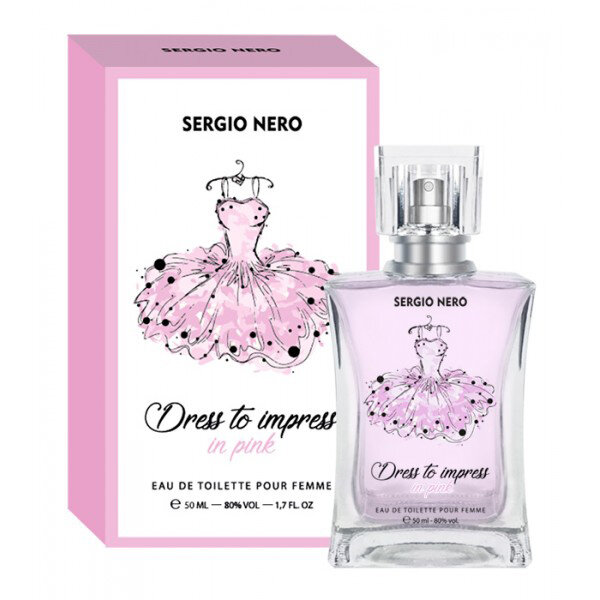 SERGIO NERO Dress To Impress In Pink туалетная вода 50 ml.