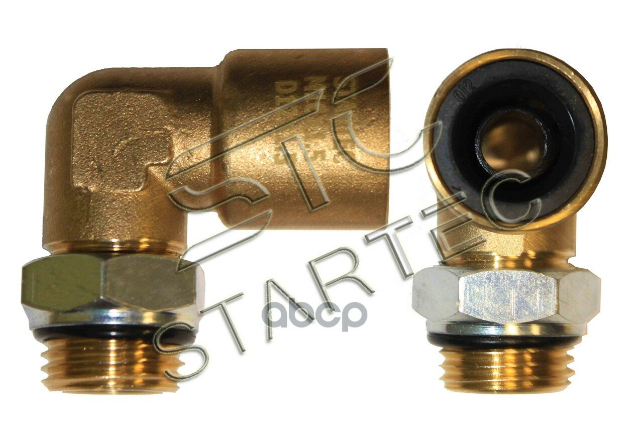 Соединитель трубки ПВХ, полиамид d=8мм (наружная резьба) М16х1.5 угольник латунь ПВХ STARTEC STARTEC арт. INF.21.1608L